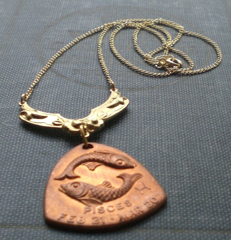 Water Sign Pisces Horoscope Zodiac Astrology Necklace - Etsy