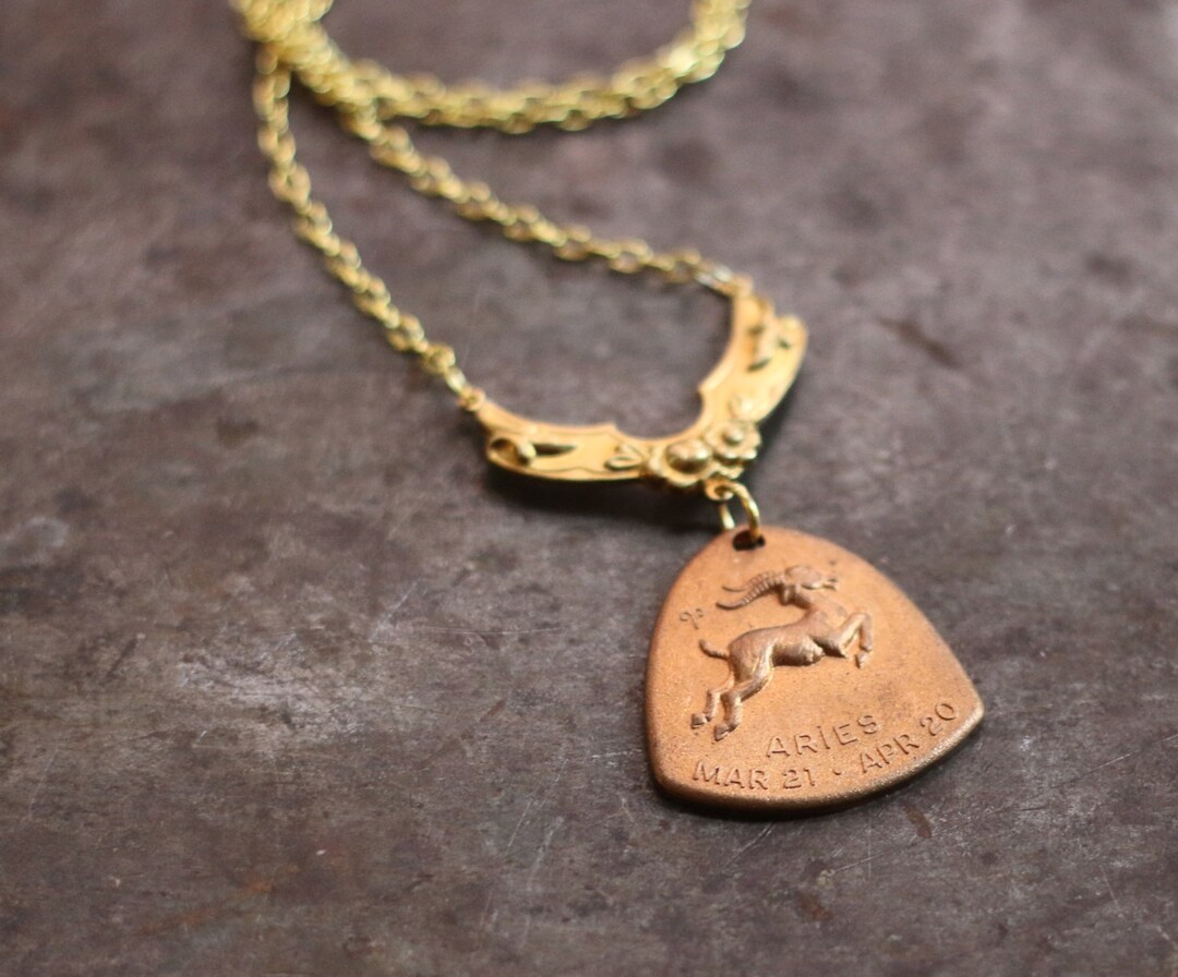 The Ram Aries Horoscope Zodiac Astrology Necklace - Etsy