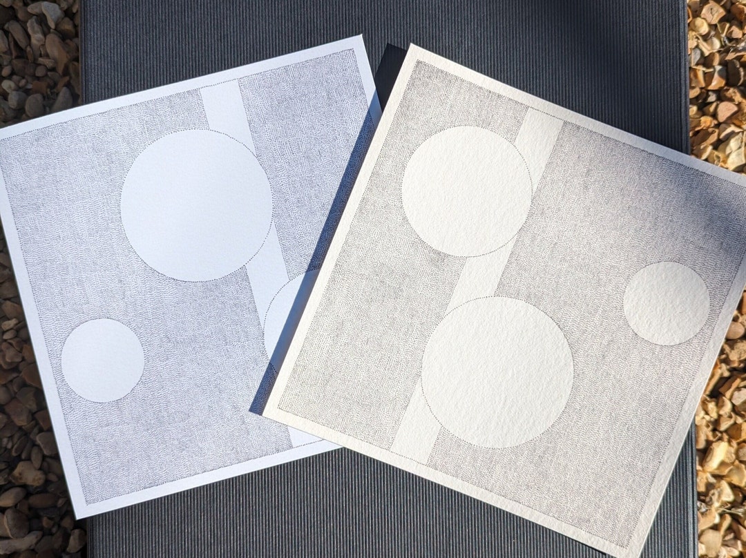 Contemporary Art Abstract Art Modern Art Stippling Circle Art Ink Art ...