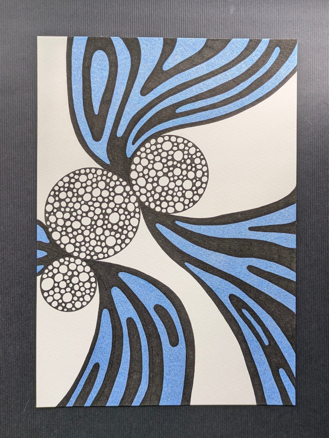 Abstract Art Bold Design Maximalist Posca Marker Drawing Original ...