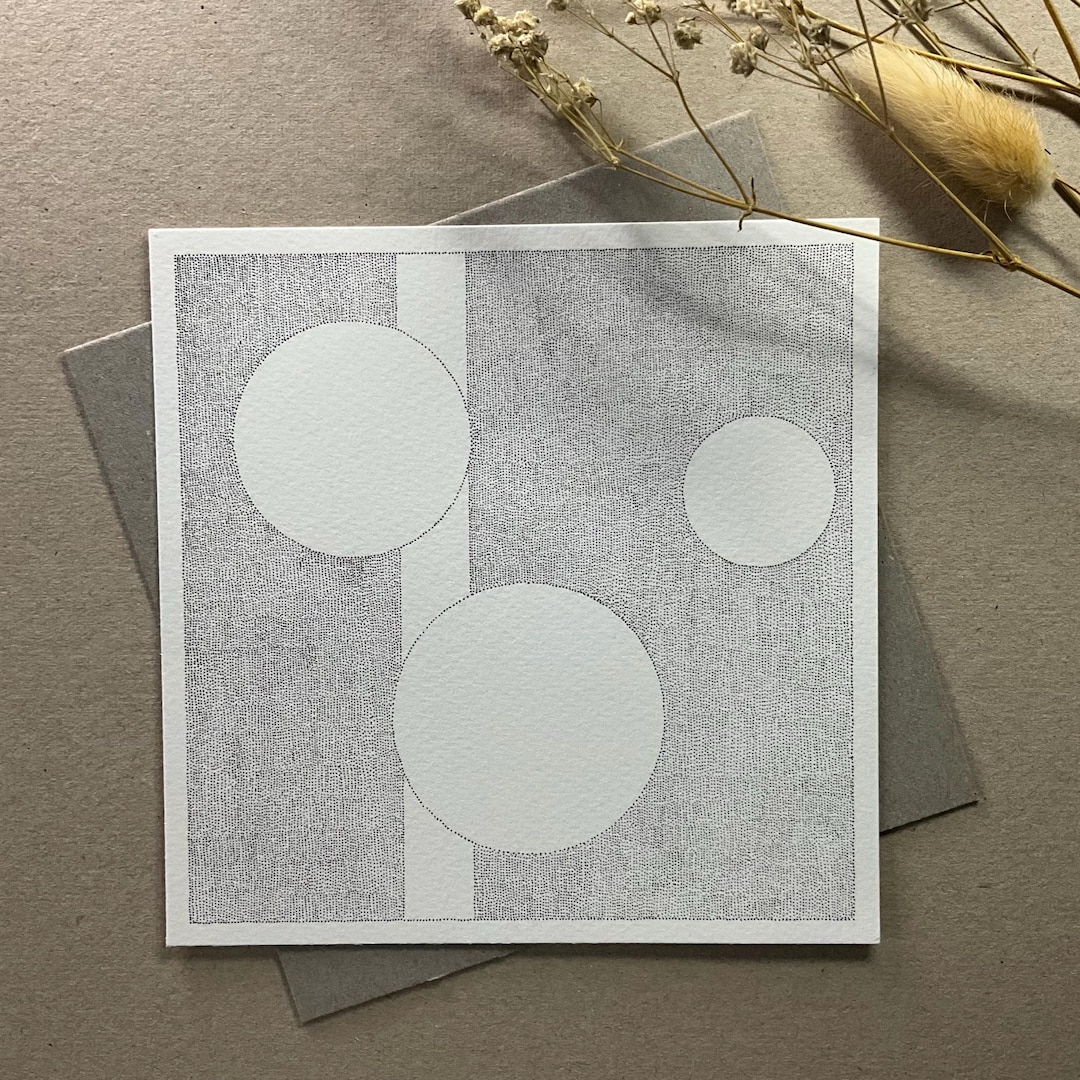 Monotone Square Original Drawing | Detailed | Fineart | Geometric ...