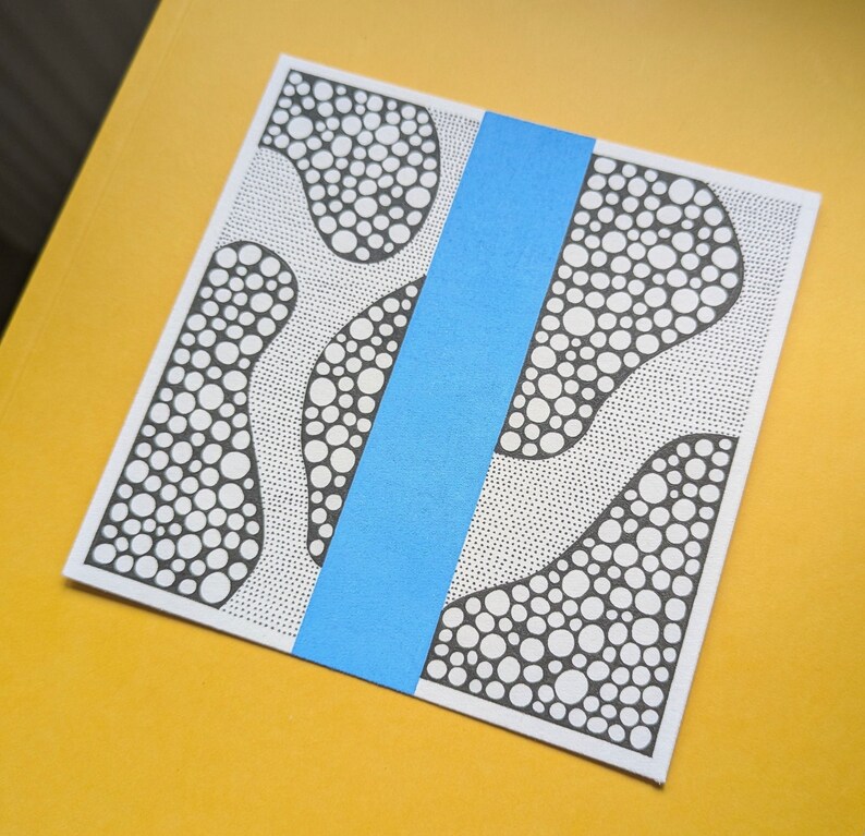 Abstract Art Bold Design Maximalist Posca Marker Drawing Original ...