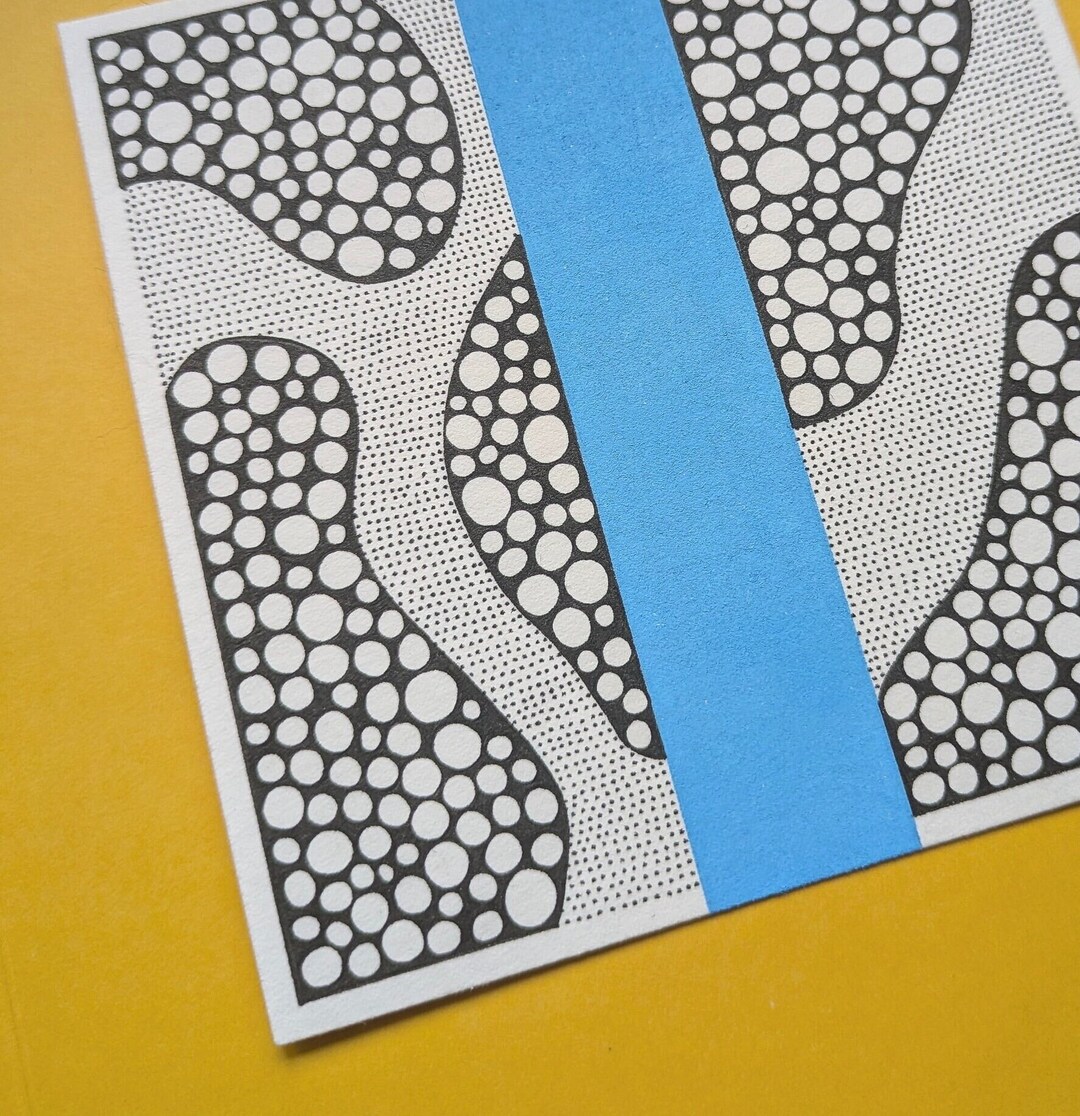 Abstract Art Bold Design Maximalist Posca Marker Drawing Original ...