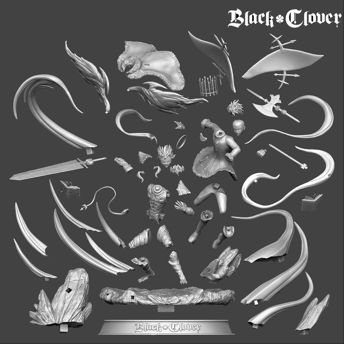 Stl Asta X Yuno - 3D Printer Files - Etsy