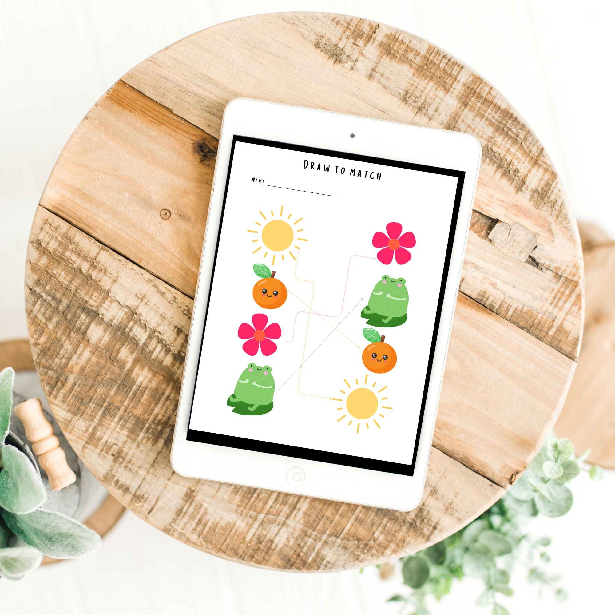 Pre-k Homeschool Worksheet Printable Matching Colors and Shapes ...