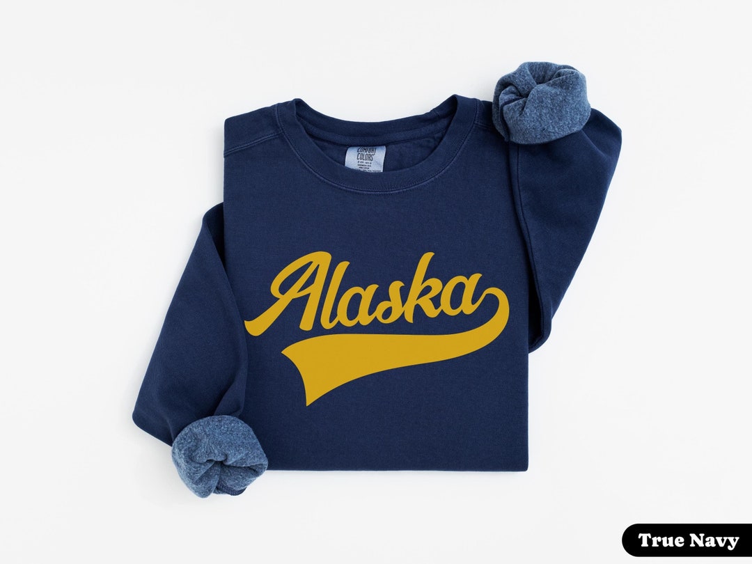 Alaska Sweatshirt Vintage Aesthetic Sweater Alaska Cruise Travel ...
