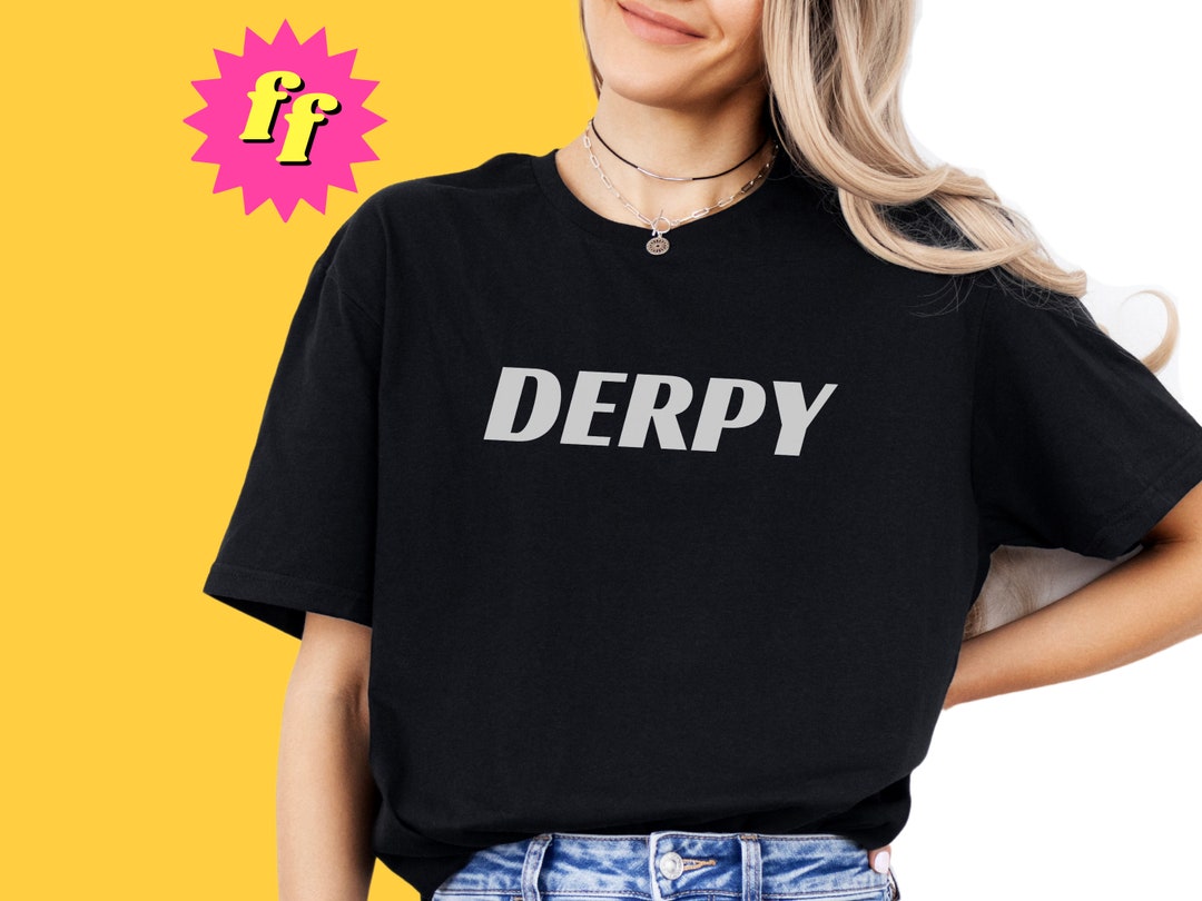 Derpy Meme Tshirt Kfashion Nerdy Parody Shirt Funny Tshirts Korean ...