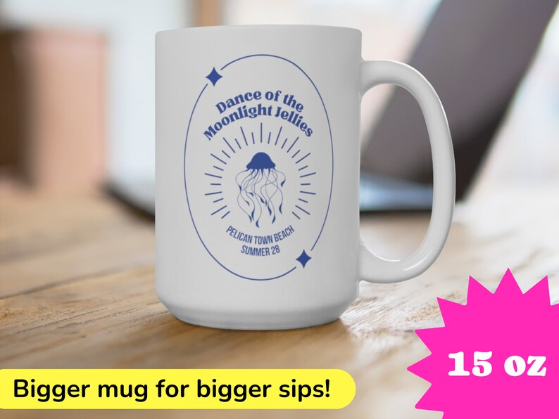 Dance of the Moonlight Jellies Festival Mug Unofficial Stardew SDV ...