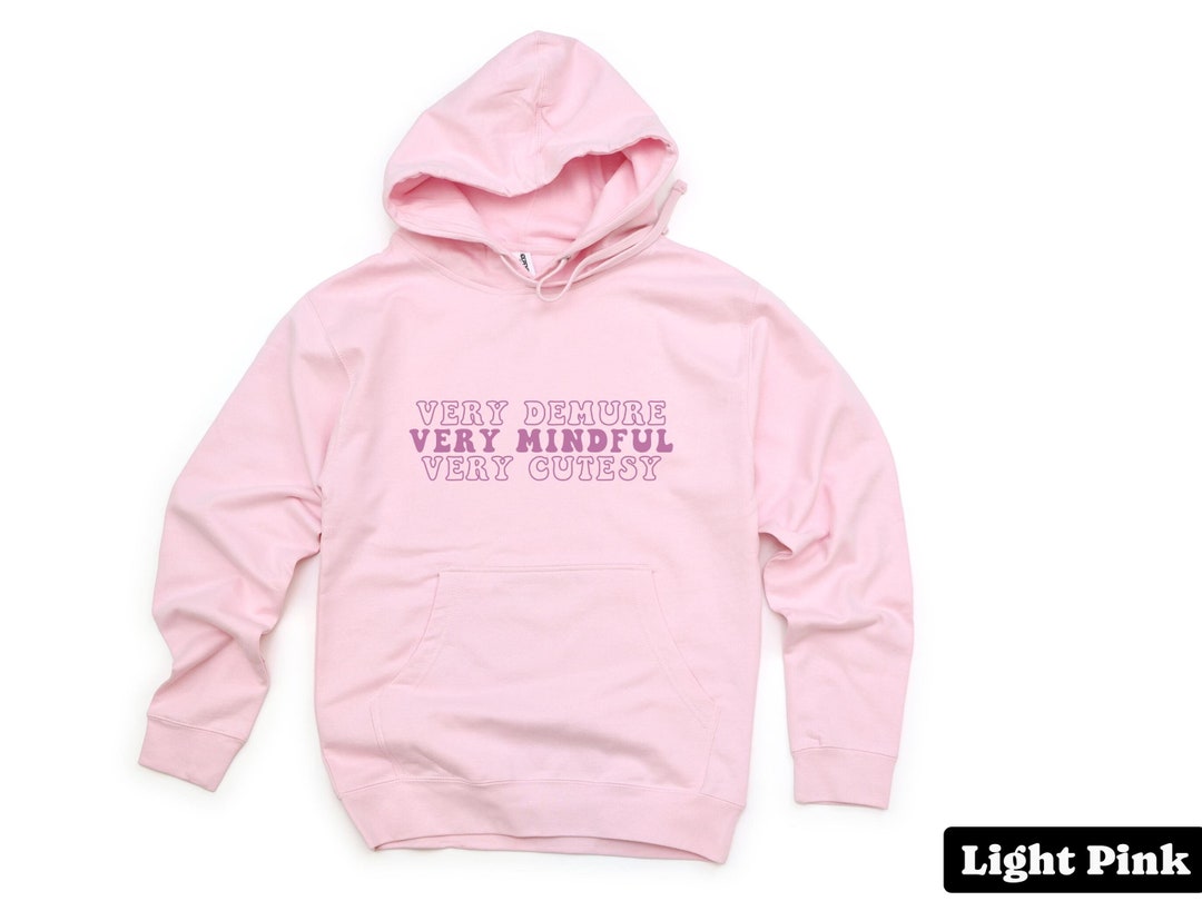 Very Demure Meme Retro Hoodie Hooded Sweatshirt Funny Internet Humor ...