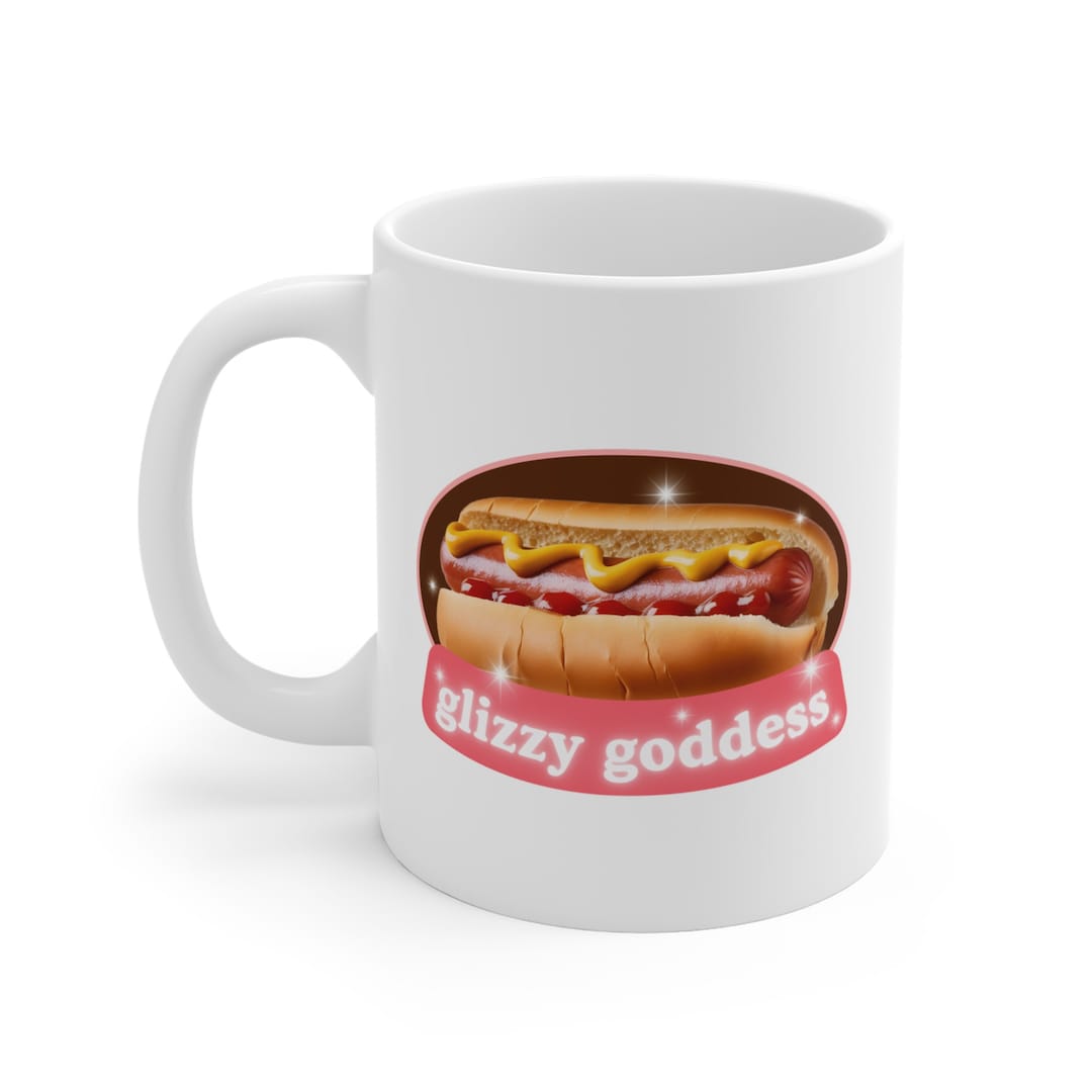 Funny Glizzy Mug Lover Hot Dog Glizzie Gladiator Gobbler Weirdcore Meme ...