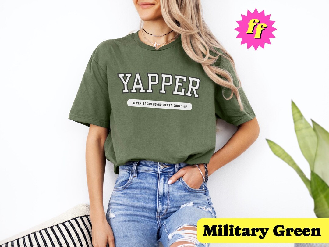 Professional Yapper Meme Tshirt Funny Yapping Joke Tee Shirt for Talker ...