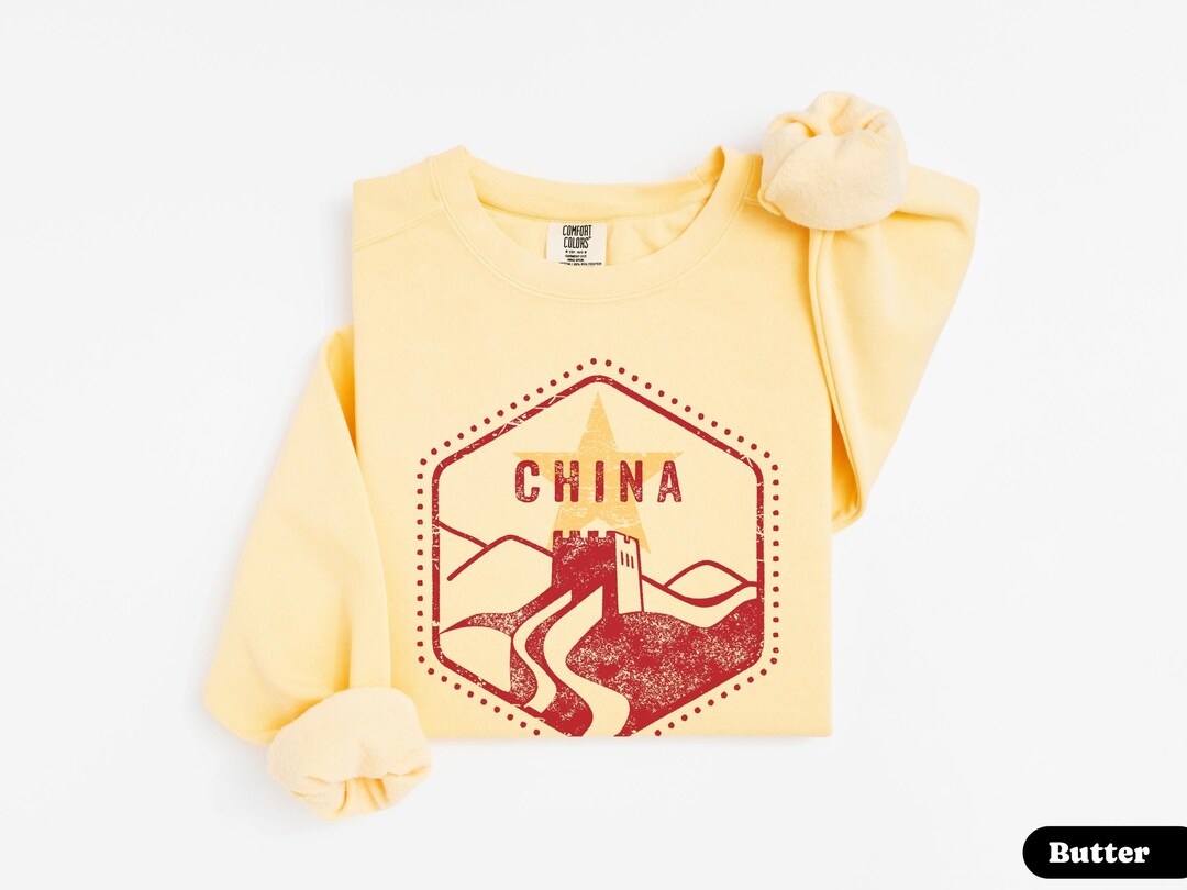 China Sweatshirt Chinese Gift the Great Wall of China Travel Souvenir ...