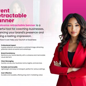 Custom Event Retractable Banner Template - DIY Design for Business ...