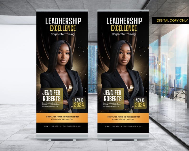 Custom Event Retractable Banner Template - DIY Design for Business ...