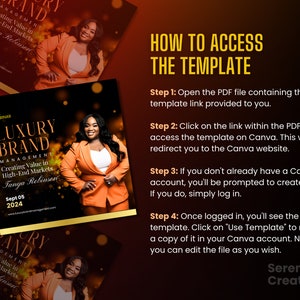 C- Suite Template Design, Business Conference Flyer, Business Coaching ...