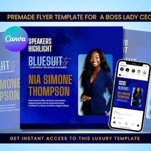 Professional Conference Template, Business Speaker Flyer, Executive ...