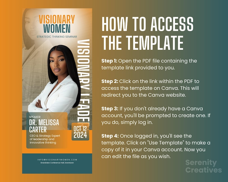 Custom Event Retractable Banner Template - DIY Design for Business ...