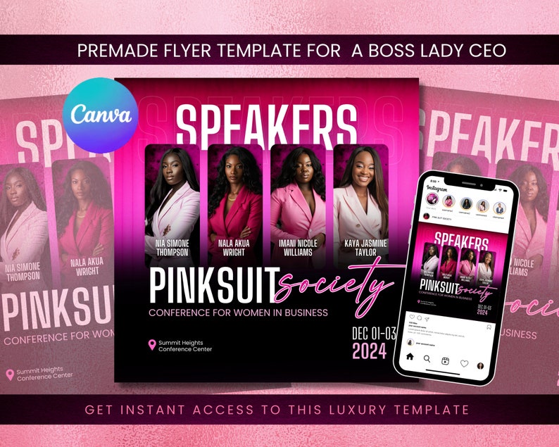 Conference Speakers Flyer, Conference Flyer, Business Event Flyer ...