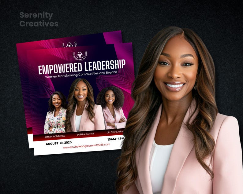 Summit Flyer Template: Editable Business Coaching Design (canva) - Etsy