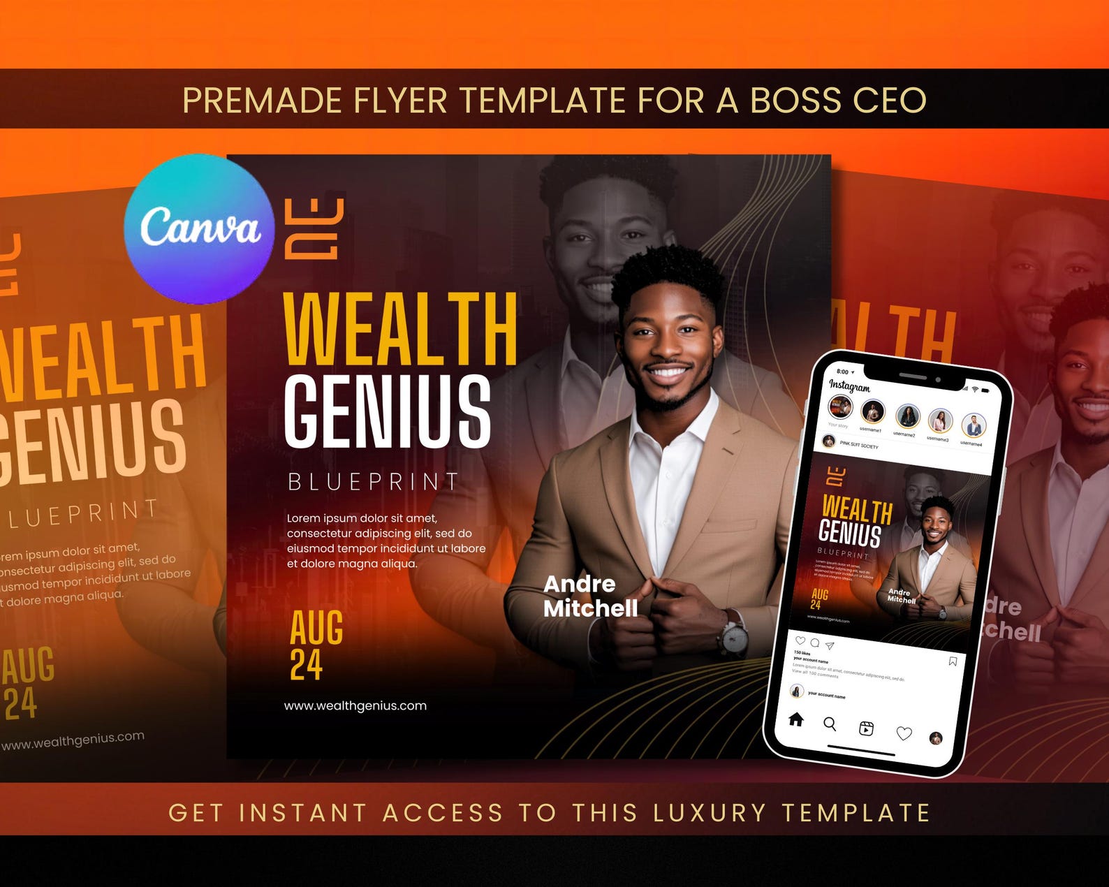 Speaking Promo Flyer, Conference Flyer, Business Event Flyer, Summit ...