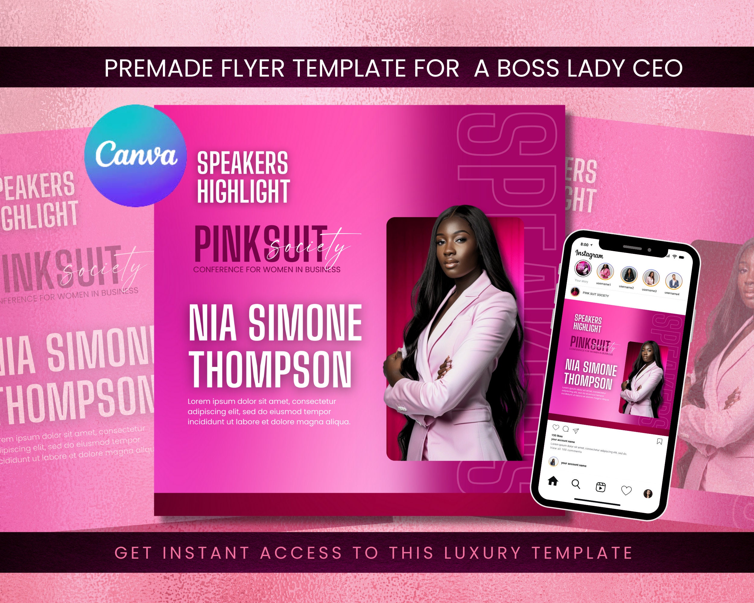 Speaker Highlights Flyer, Masterclass Template, Business Flyer ...