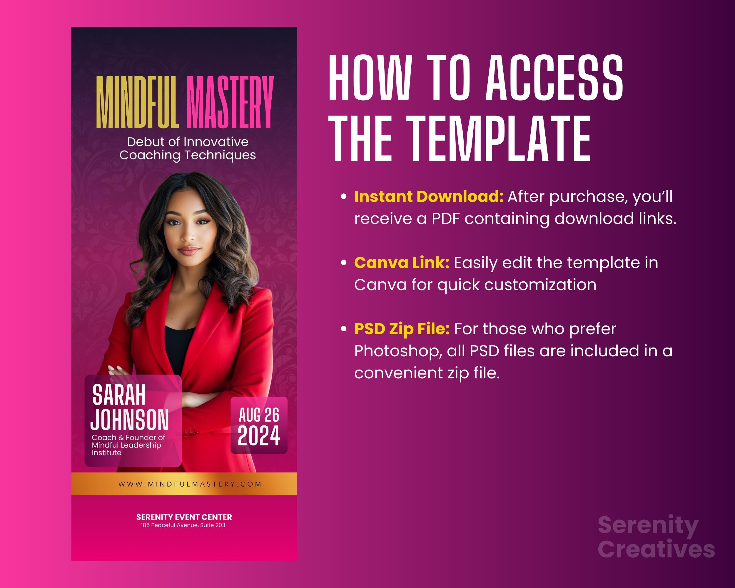 Custom Event Retractable Banner Template - DIY Design for Business ...