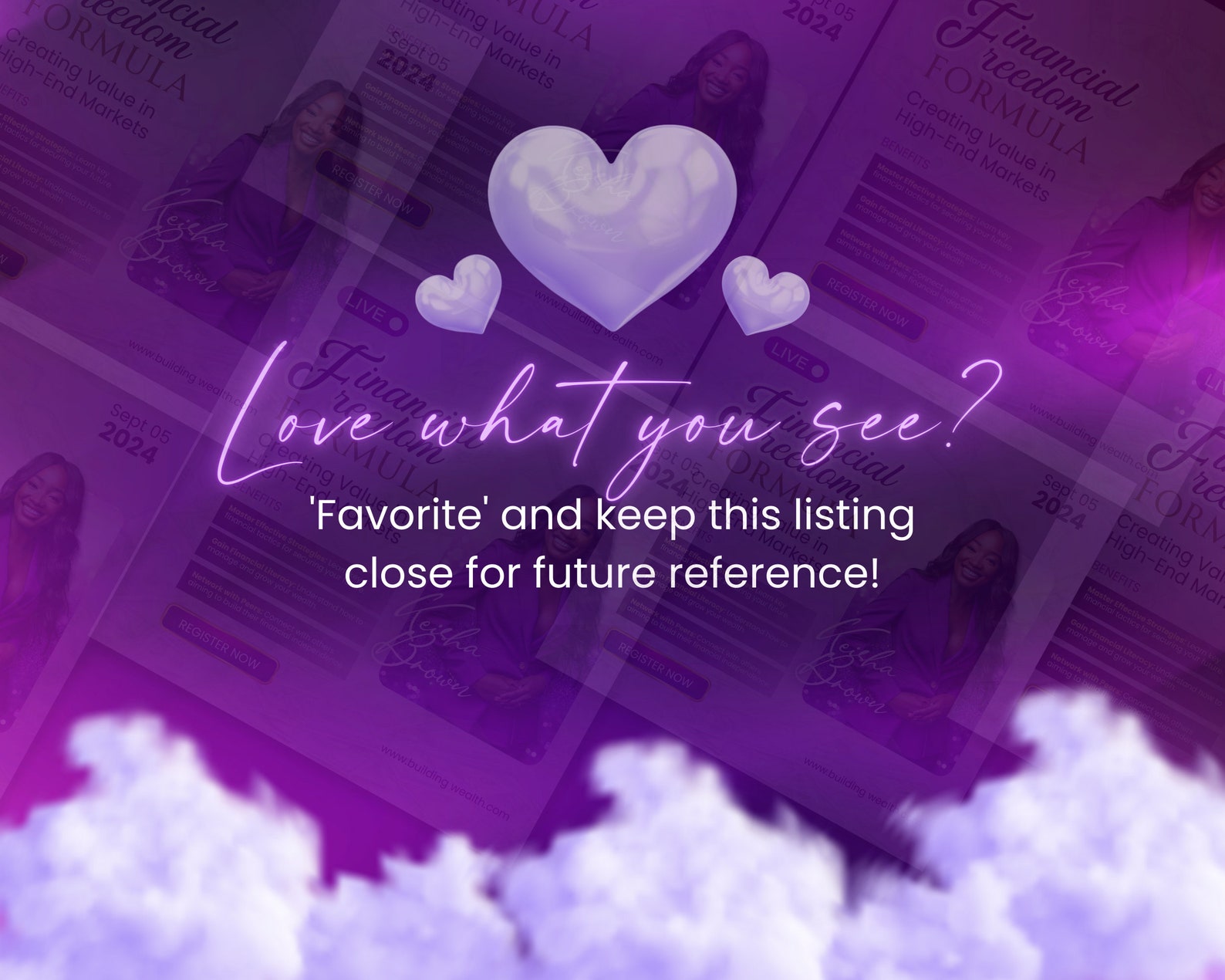 Financial Freedom Flyer,financial Course Flyer, Online Course Flyer ...