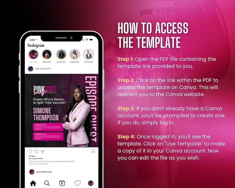 5-in-1 Editable Podcast Promo Flyer | Customizable Canva Templates ...