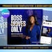 Royal Blue Boss CEO Flyer, Luxury Flyer, Business Flyer, Businesswomen ...