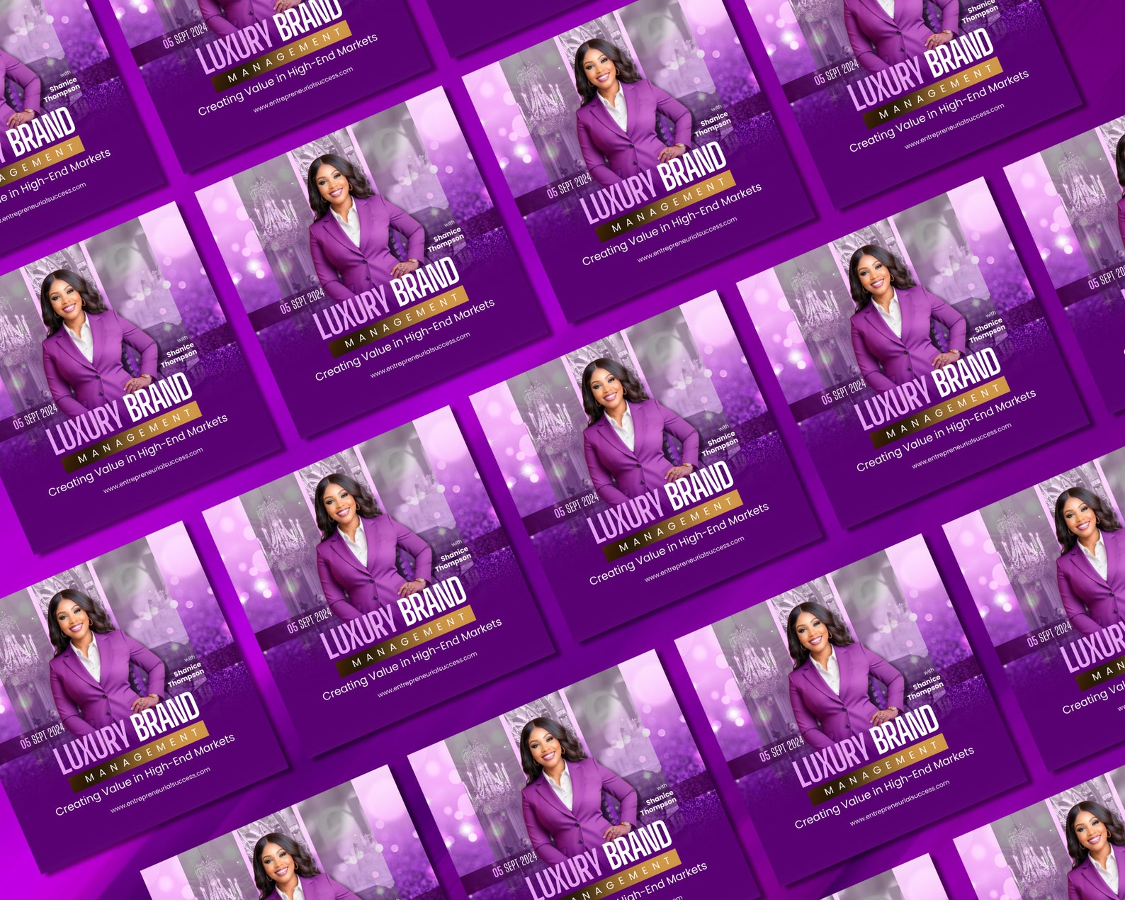 Luxury Brand Course Flyer, Masterclass Flyer, DIY Flyer, Canva Template ...