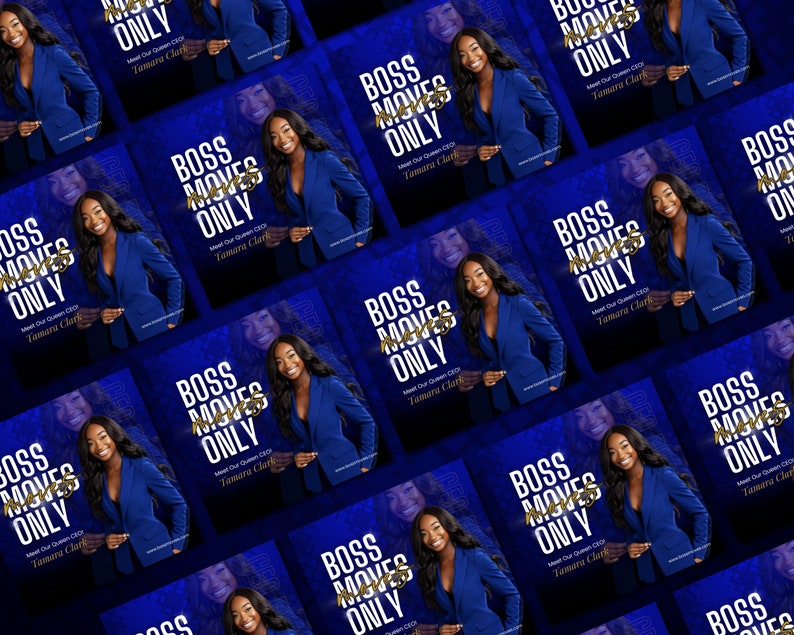 Royal Blue Boss CEO Flyer, Luxury Flyer, Business Flyer, Businesswomen ...