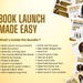 Gold 20-in-1 Editable Author Launch Bundle | Customizable Canva ...