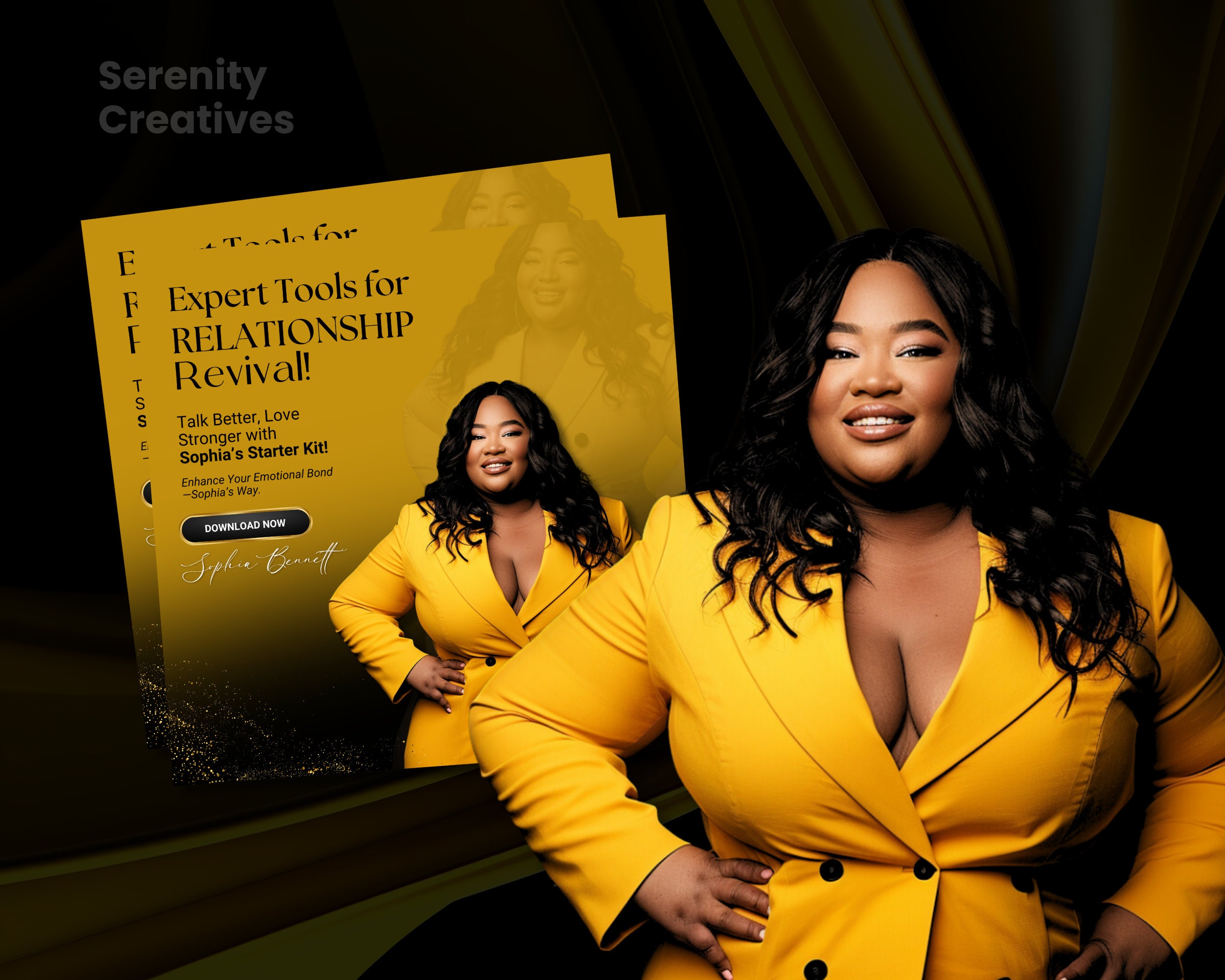 Promotional Flyer, Event, Yellow and Black Flyer, Executive Luxury ...