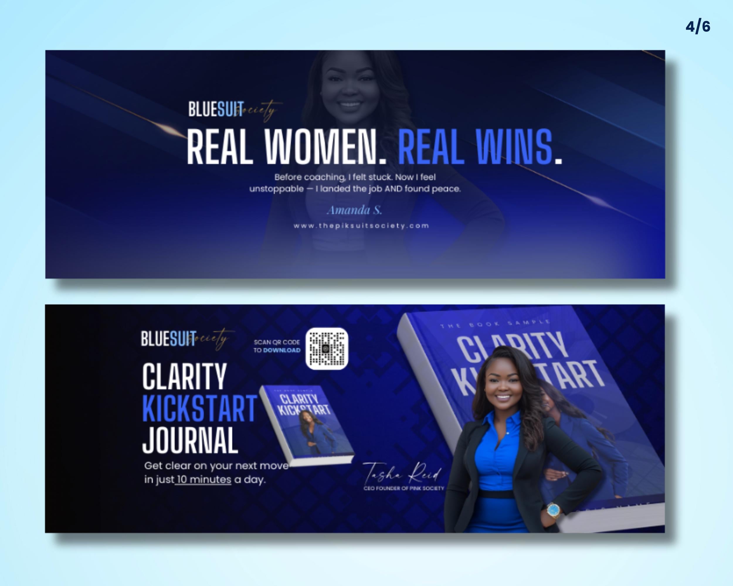 6 Facebook Covers for Coaches | Canva Templates for Personal Brand ...