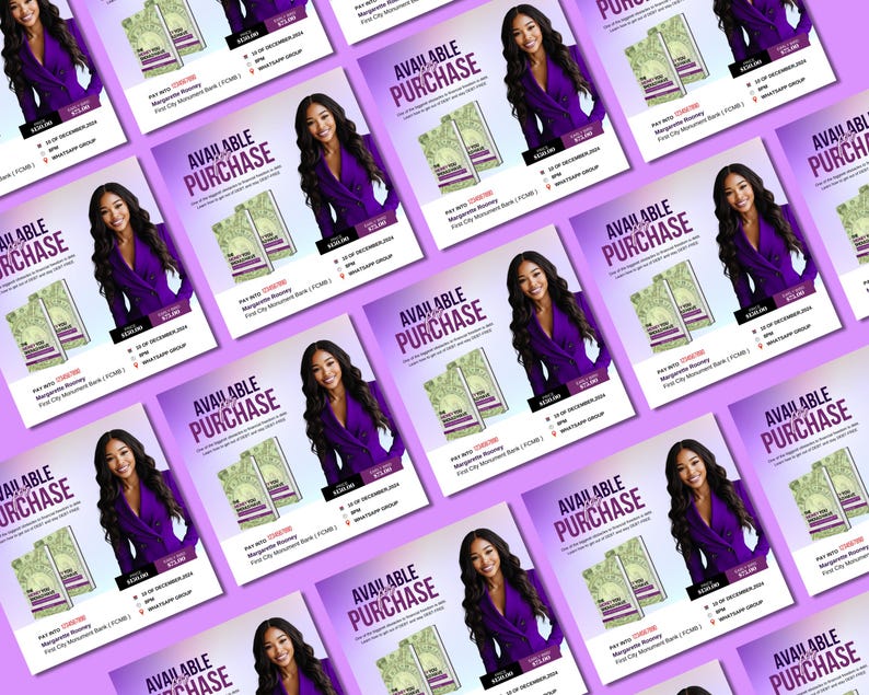 DIY Canva Ebook Flyer Template | Business Book | Violet and White - Etsy