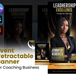 Custom Event Retractable Banner Template - DIY Design for Business ...