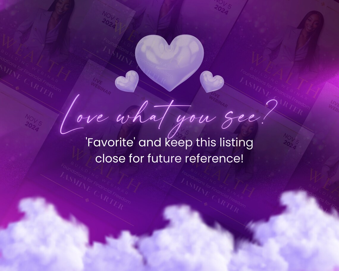 Financial Webinar Flyer: Violet and Gold Business Coaching (digital ...