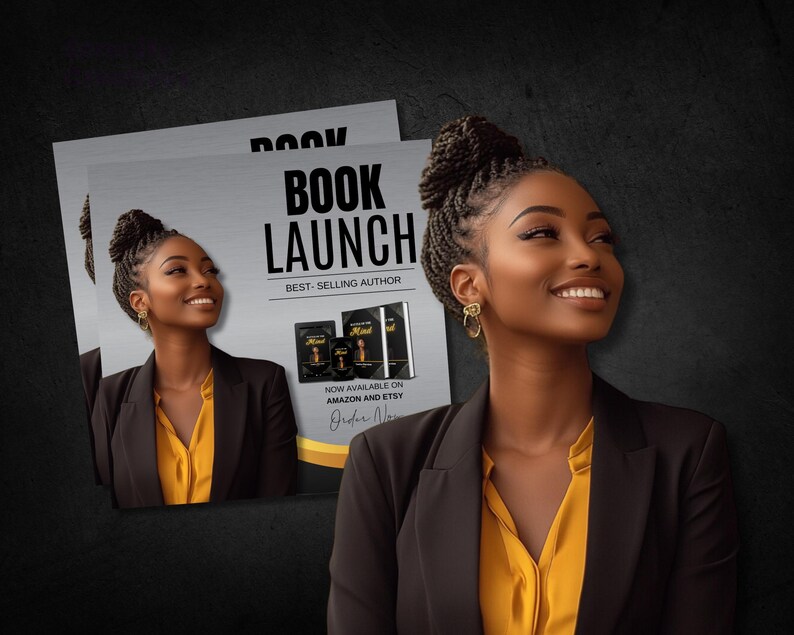 DIY Book Launch Flyer | Business Event | Luxury Coaching Flyer - Etsy