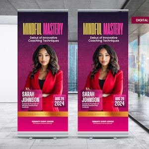 Custom Event Retractable Banner Template - DIY Design for Business ...