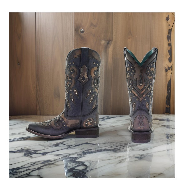 Inlay Boots - Etsy