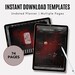 Horror Movie Planner, Printable Yearly, Weekly, Monthly (instant ...