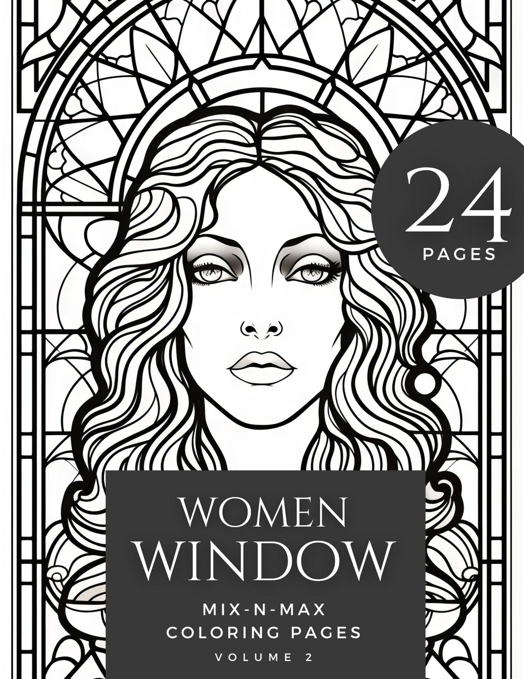 Window Women Coloring Book Vol. 2 - Etsy