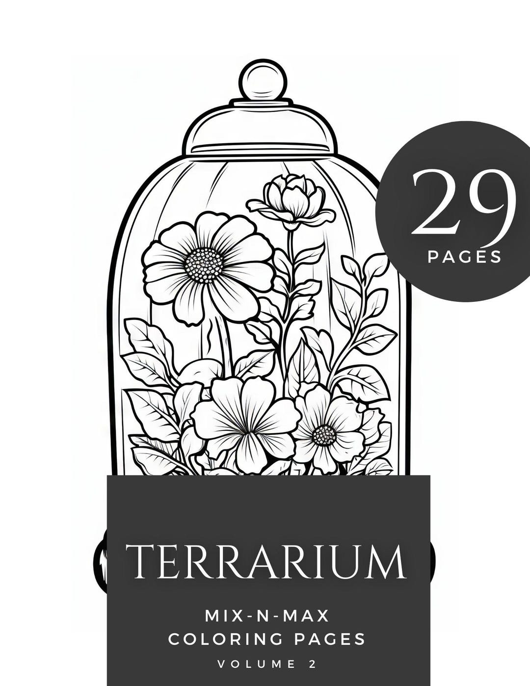 Terrarium Coloring Book Vol. 2 - Etsy