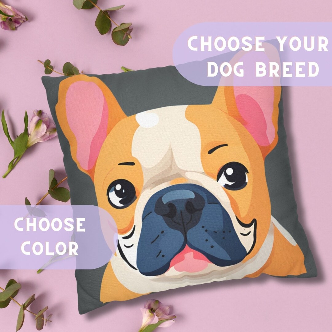 Personalized PET Pillow | Custom Cat/dog Breed | Custom Text | Photo ...