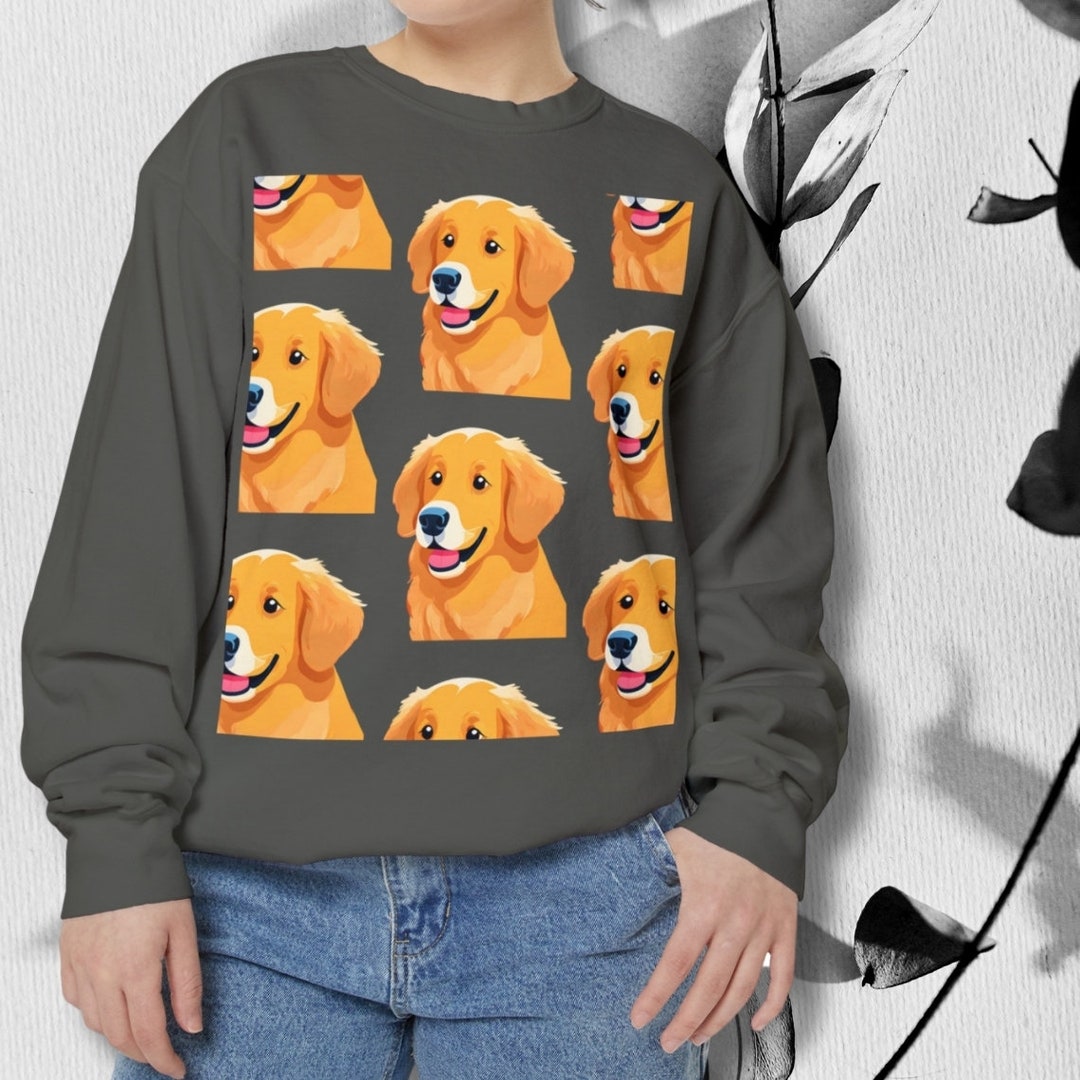 Custom Pattern Pet Sweater Using Dog Breed + Custom Phrase Dog Portrait ...