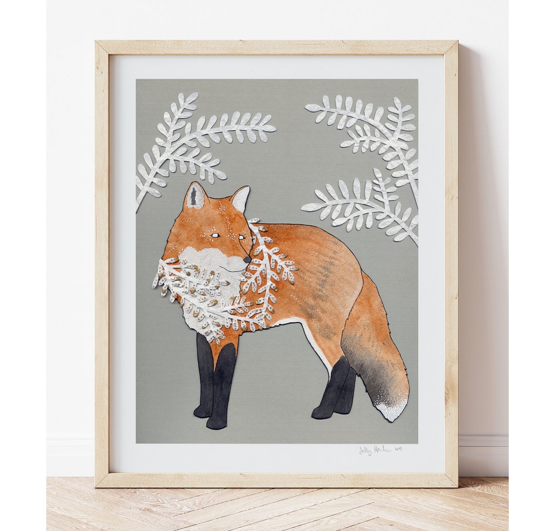 Royal Red Fox Print, Unframed - Etsy