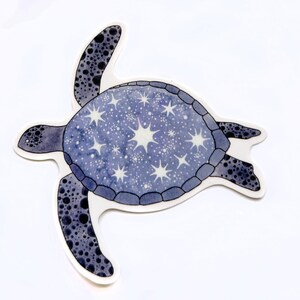 Sea Turtle Vinyl Sticker - Etsy