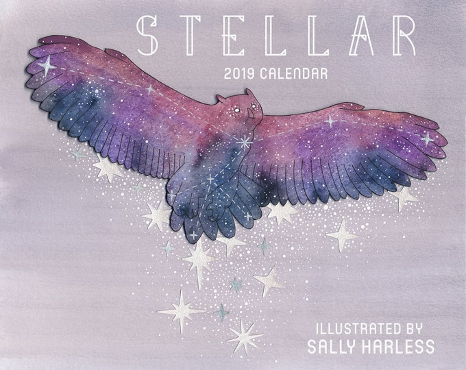2019 Calendar - STELLAR- Animal Constellation Calendar - Etsy