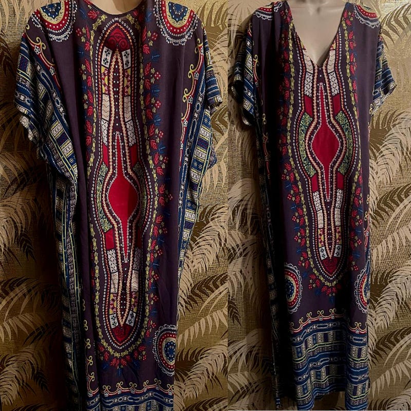 African Moo Moo Dress - Etsy
