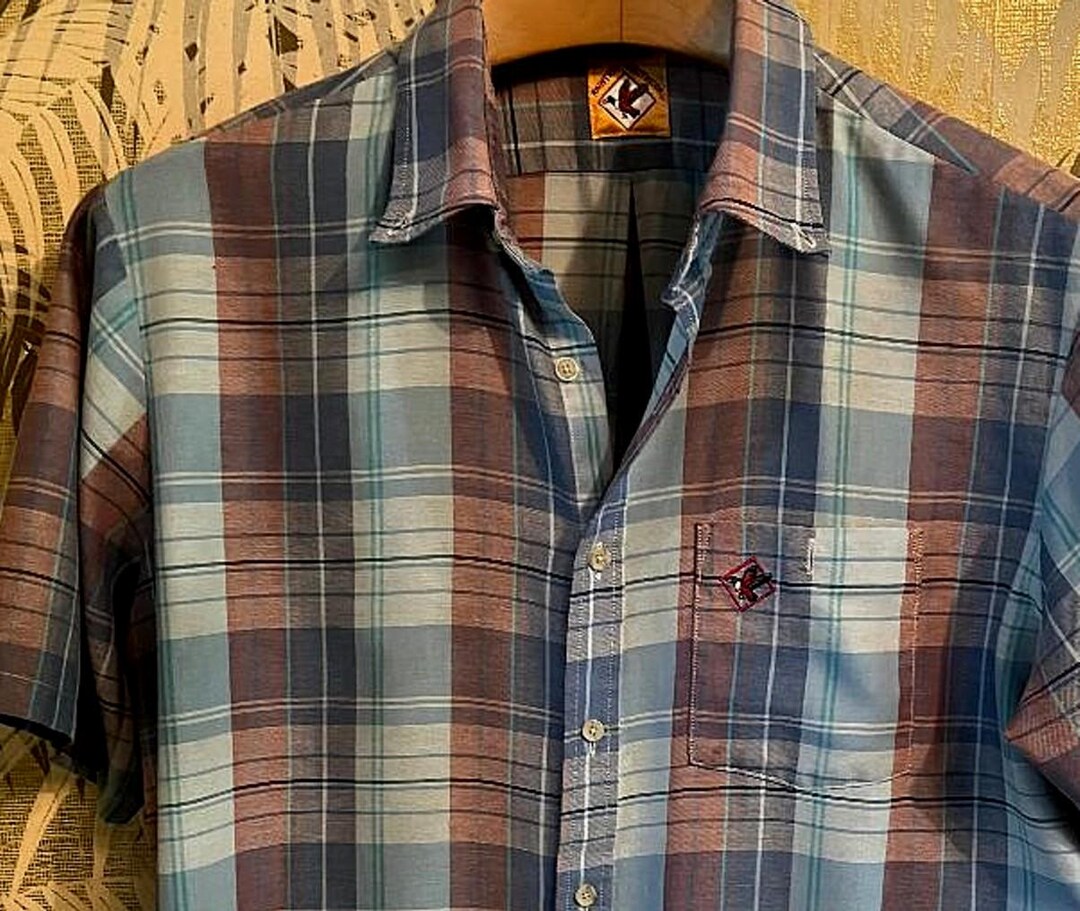 Vintage 90s Southern Raintree Plaid Short Sleeve Shirt Men's Sz XL - Etsy